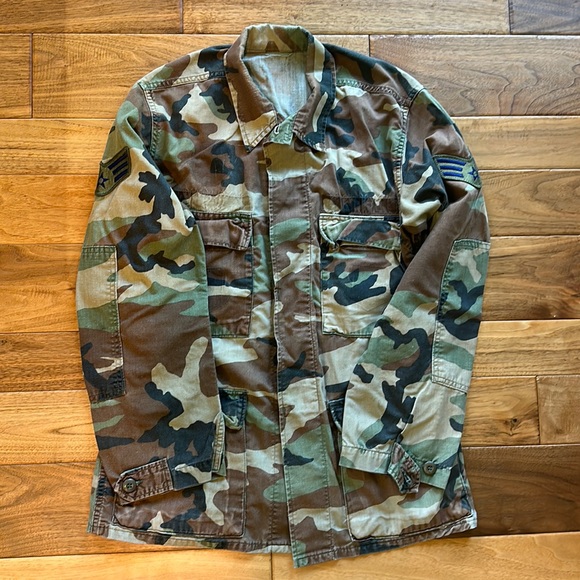 Jackets & Coats | Vtg 8s Army Camo Shirt Jacket | Poshmark